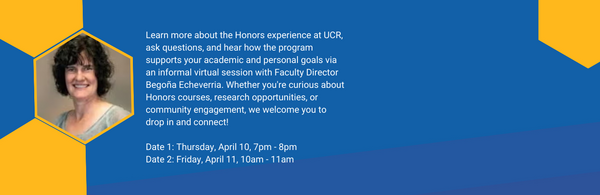 Admissions: Faculty Director Meet & Greet | University Honors